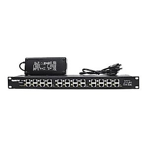 PoE Texas - PoE Injector - 12 Port Gigabit Passive Midspan Injector with 24V 120 Watt UL Power Supply - Power Over Ethernet for Ubiquiti and Mikrotik WAP, IP Camera and 24 Volt Passive PoE Devices