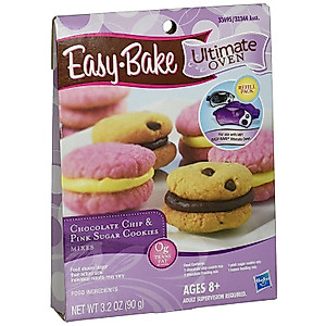 Easy Bake 5000 Ultimate Oven Chocolate Chip & Pink Sugar Cookies Refill Pack Playset