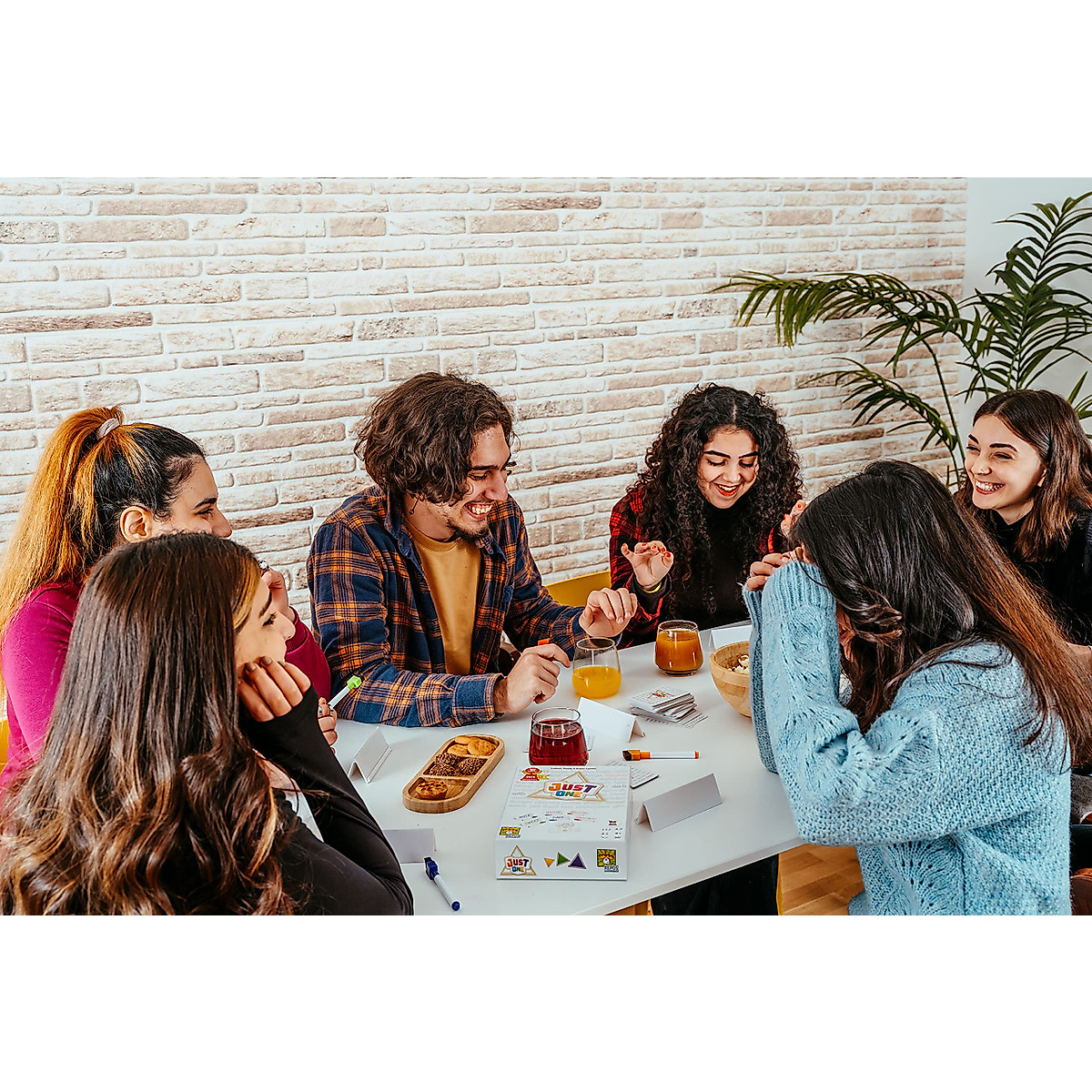 Just One Party Game (White Box) | Cooperative Board Game for Adults and Kids | Fun Games for Family Game Night | Ages 8 and up | 3-7 Players | Average Playtime 20 Minutes | Made by Repos Production