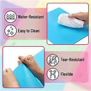 Mr. Pen- Folders with Pockets and Prong, 5 Pack, Plastic, Pocket Folders, Folders with Prongs, File Folders with Fasteners, 2 Pocket Folder, Folder with Pockets, Two Pocket Folder, 3 Prong Folders.