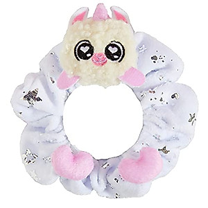 SCRUNCHMIEZ 96553 Seven Pack, Exclusive Magically transforms from Hair Scrunchie to Cute Plush Friend as Well as Backpack Clip. So Many Characters to Collect & wear