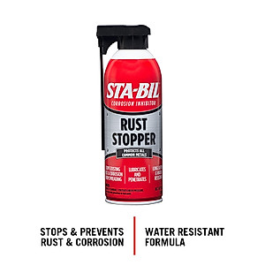 STA-BIL Rust Stopper Anti-Corrosion Spray and Antirust Lubricant and CRC Evapo-Rust Heavy-Duty Rust Remover