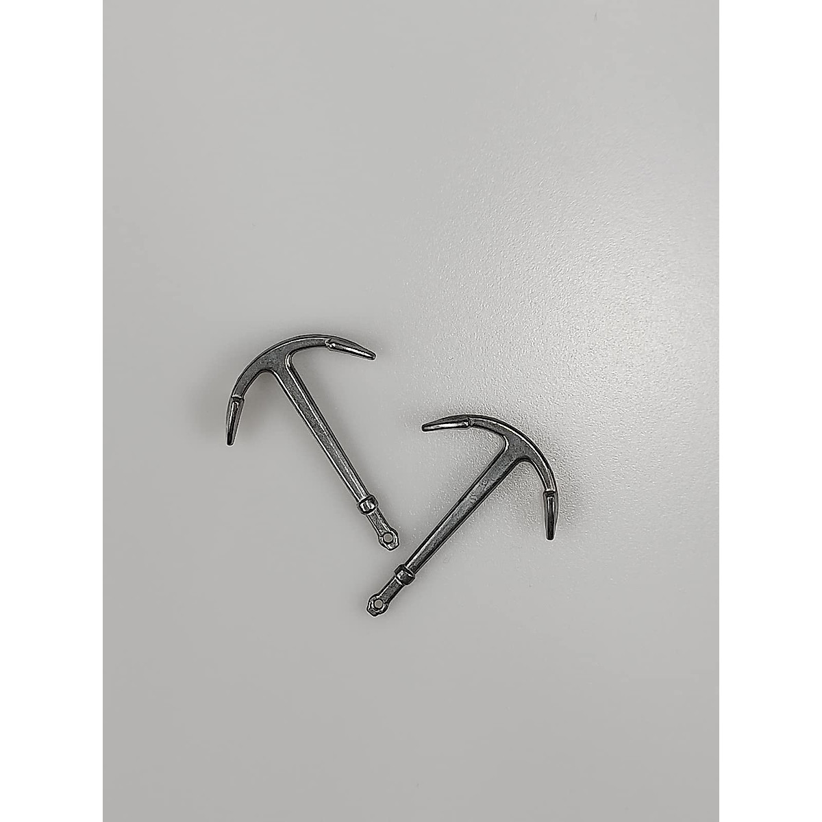 GAWEGM Model Ship Kits Accessory - 2pcs Alloy Anchor Boat Decorations