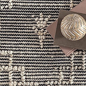nuLOOM Julianne Handmade High-Low Jute Moroccan Area Rug, 5x8, Beige