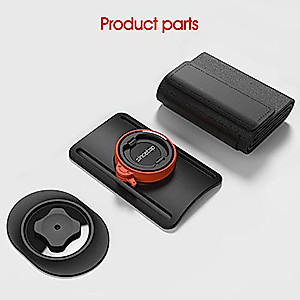 Phone Holder for Running Hiking,Quick Mount Arm Bands for Cell Phone,Detachable Workout Sports Armband,Compatible with iPhone Samsung Google Pixel, Running Phone Armband Holder Sports Fitness Orange