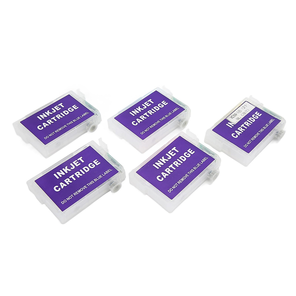 FTVOGUE Ink Cartridge Replacement, 5PCS PP 4 Colors Ink Cartridge Standard Color Ink Cartridges Replacement Cartridge Combo Pack Color, Inkjet Printer Ink