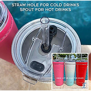 Ice Shaker 26 Oz Tumbler, Insulated Water Bottle with Straw, Stainless Steel Water Bottle, As Seen on Shark Tank, Water Bottle with Straw, Mermaid