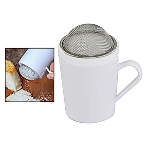 HOME-X Powdered Sugar Shaker, Sifter for Confectioner’s Sugar, Baking Supplies