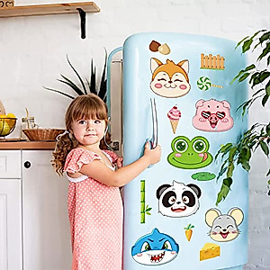 36 Sheets 9.8”x6.7" Make Your Own Animal Stickers for Kids Toddlers, Make a Face Stickers for Party Favors Supplies Crafts, Toys Stickers for Girl Boy Kid Birthday Gifts