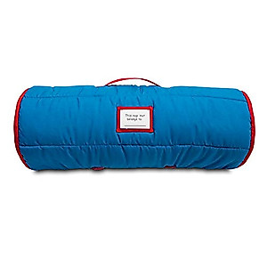 Baby Boom Funhouse Dinosaurs Kids Nap Mat Set – Includes Pillow and Fleece Blanket – Great for Boys Napping during Daycare or Preschool - Fits Toddlers, Blue