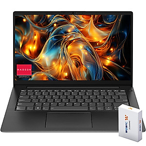 Lenovo V14 Business Laptop, AMD Ryzen 5 7520U 4-core Processor, 1TB SSD Storage, 8GB DDR5 Memory, 14"" FHD 1080p Display, USB Type-C, Ethernet Port, Windows 11 Pro, w/WOWPC 500GB Bundle, Black