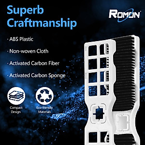 4 Pack Refrigerator Air Filter Replacement for Frigidaire FRGPAAF2 PureAir AF-2 Air Filter Compatible with Frigidaire FRFC2323AS, FRFC232LAF, FRFC233LAF, FRFG2323AF, FRFN2823AS Fridge