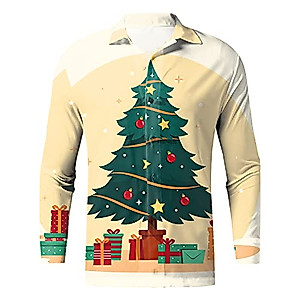 Men's Gifts Stocking Stuffers Men Mens Jacket Mens Dress Shirts Long Sleeve top Christmas Tshirts for Men Best dad Gifts 49ers Shirts for Men Steelers Shirts for Men Gifts