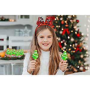 Fruidles Christmas Tree Lollipop, Candy Canes Suckers, Mixed Fruit Flavor, Individually Wrapped Lollipops (12-Pack)