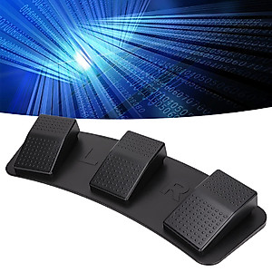 USB Triple Foot Pedal Optical Switch Control,Multifunctional Ergonomic Triple Foot Switch Pedal for Playing Games Factory Testing Computer Keyboard Mouse Game Action HID(FS23_PM (Mechanical Switch))