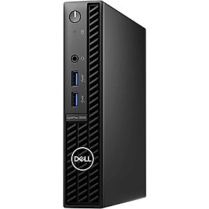 Dell OptiPlex 3000 MFF Micro Desktop Computer - 12th Gen Intel Core i9-12900K 16-Core up to 5.20 GHz CPU, 64GB DDR4 RAM, 8TB SSD, Intel UHD Graphics 770, Wi-Fi 6 + Bluetooth 5.2, Windows 10 Pro
