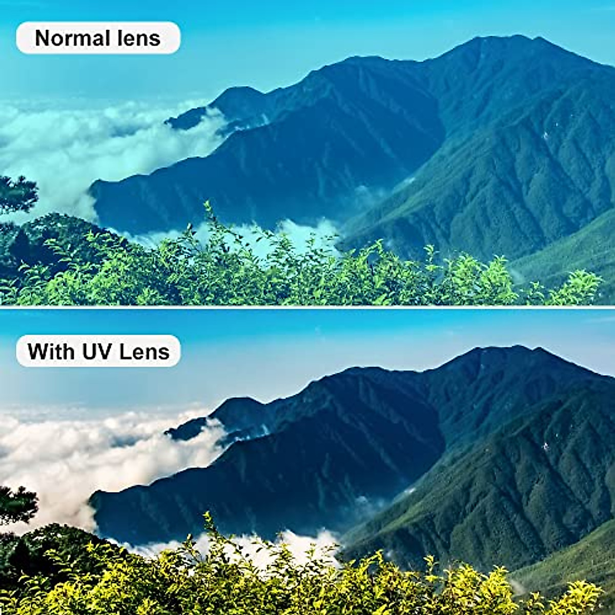 ParaPace Lens Replacement for GoPro Hero 11/Hero 10/Hero 9 Black,UV Protective Glass Cover Action Camera Accessories Kits(Black)