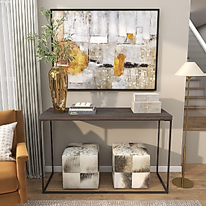 Deco 79 Marble Tic Tac Toe Game Set with Gold Inlay, 6" x 6" x 1", White