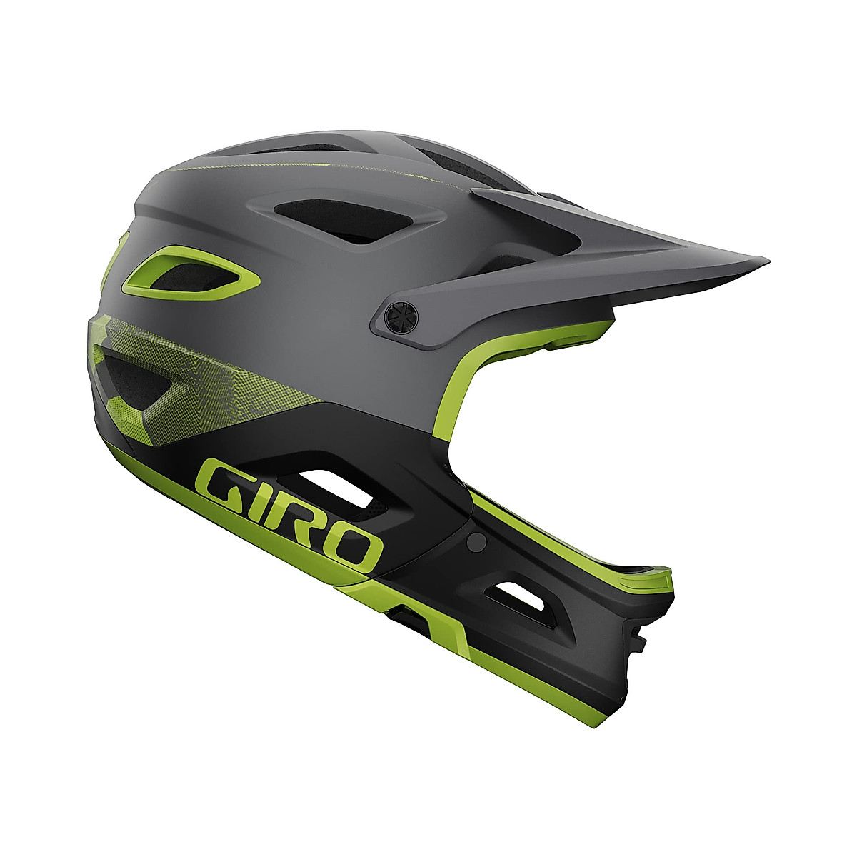 Giro Switchblade MIPS Adult Mountain Cycling Helmet - Matte Metallic Black/Ano Lime (2022), Large (59-63 cm)