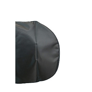 Ophthalmic Black Universal Phoropter Refractor Protective Dust Cover Nylon Zipper 19" L x 13" W