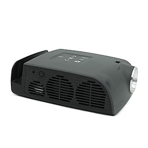 AAXA S1 Mini Projector Compatible for Nintendo Switch, 3 Hour Battery, USB-C Video Input, 720p HD Native Resolution, 400 Lumens, Gaming, DLP (Renewed)