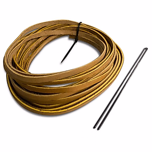 Rawlings | Glove Re-Lace Pack | Baseball/Softball | Standard 3/16" X 72" Laces with Tool | Tan