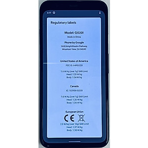 Google Pixel 4 64GB White