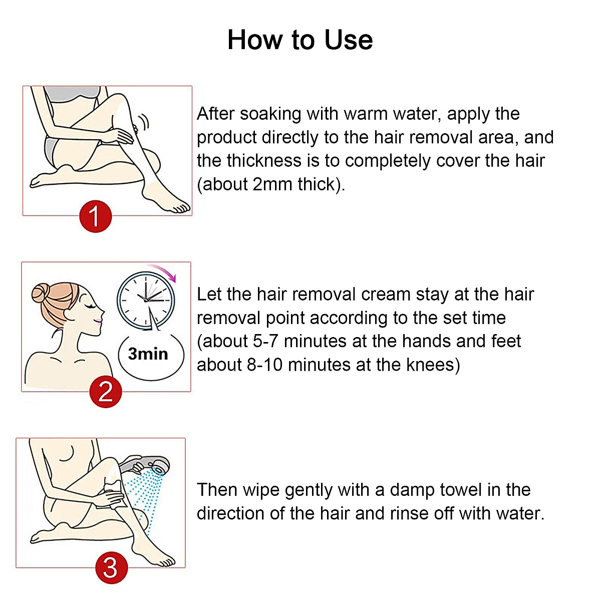 Honey Milk Mild Hair Removal Cream, Mild Depilatory Cream for Underarm/Thigh/Arm/Leg Hair Removal (100ml)