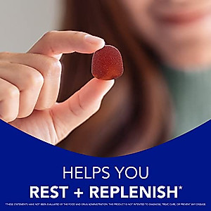 Vicks SuperC Vitamin C Gummies, Rest & Replenish, Immune Support (Vitamin C, Ashwagandha, Echinacea, Chamomile) Citrus Berry Flavored, 36 Gummies