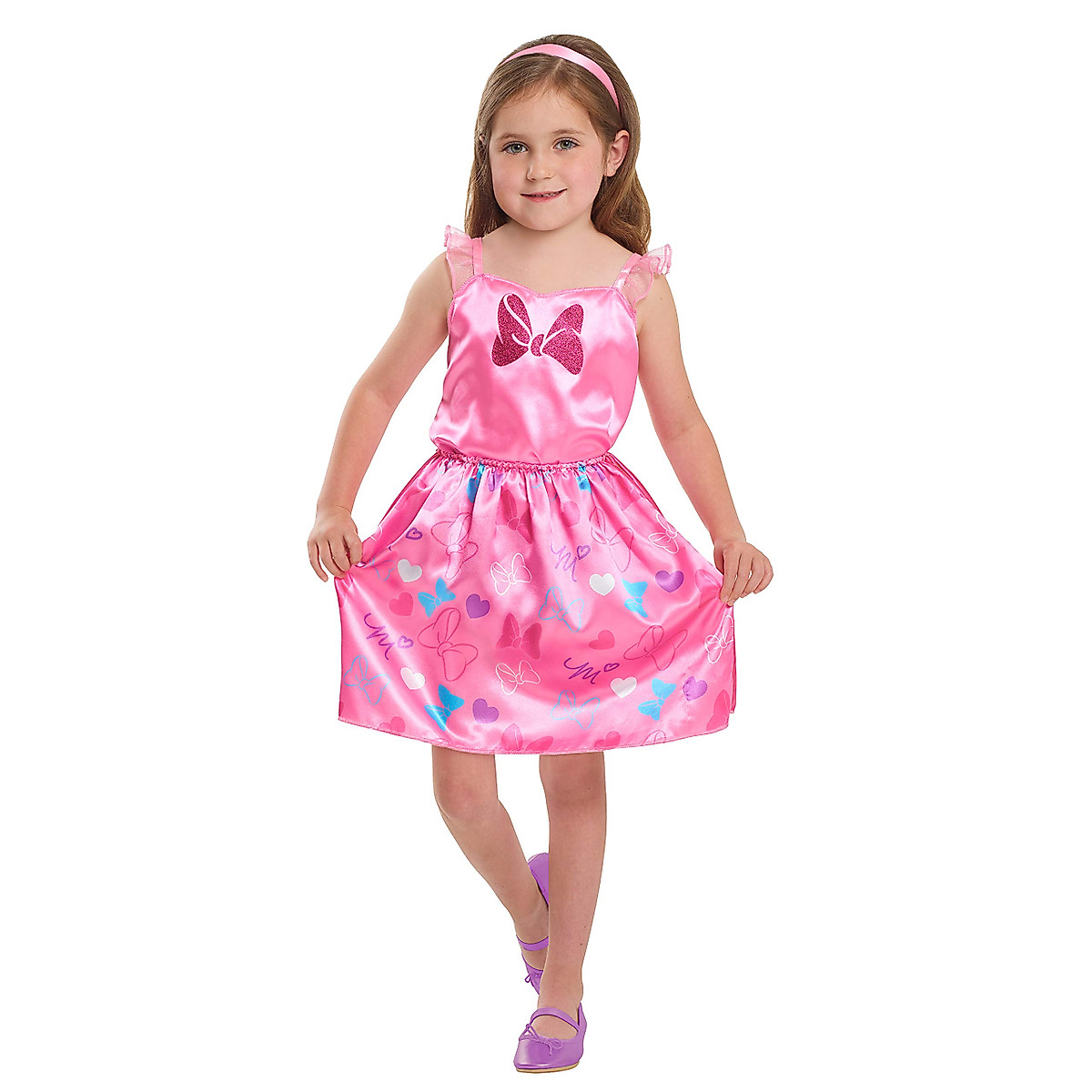 Disney Junior Minnie Mouse Bowdazzling Dress Up Trunk Set, Officially Licensed Kids Toys for Ages 3 Up by Just Play