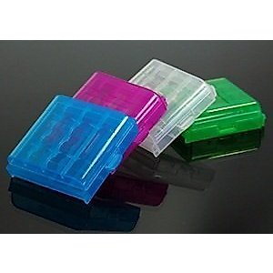 TheLovelyBird 4PCS of AA/AAA 4 Cell Battery Case/Holder