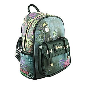 Wondapop Disney Evil Queen 11" Vegan Leather Fashion Mini Backpack