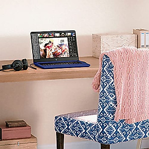hp 2021 Newest Premium 14-inch HD Laptop, Intel Dual-Core Processor Up to 2.8GHz, 16GB RAM, 64GB eMMC Storage, Webcam, Bluetooth, HDMI, Wi-Fi, Blue, Windows 10 with 1 Year Microsoft 365