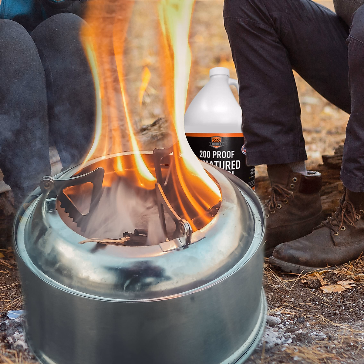 Chromex 200 Proof Denatured Ethyl Alcohol, Ethanol Cleaning Solvent, Thinner and Fuel Burner