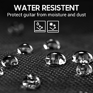 CAHAYA Guitar Bag Upgraded Premium Version for 40 41 42 Inch Acoustic Guitar Gig Bag 0.5in Thick Sponge Overly Padded Water Resistent Guitar Case Soft Guitar Backpack Case