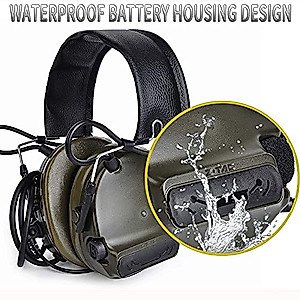 ZTAC 【Z-TAC Official Store】 Z-Tactical Comta II Style Headset G:2 Mil-Spec ZH041 Fit with Military PTT(Except PTT) Noise Canceling Sound Collection Soundproof Tactical Headset with Mic FG