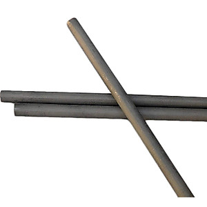 CGjiogujio 5pcs Dia. 5mm L 200mm 99.99% Graphite Electrode Cylinder Rod