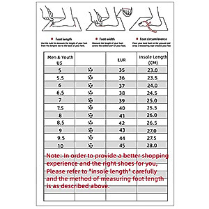 AMZ BSHIDA World Cup Professional Men's Soccer Cleats Unisex Adult Firm Ground Football Training Boots TF/AG Soccer Shoe Sneaker for Youth (8, Red AG)