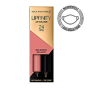 Max Factor Lipfinity, No. 006 Always Delicate, 4.2 Gram