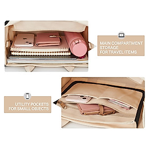 Fancy Forest The Tote Bag For Women,Womens Tote Bags with zipper,Canvas Tote Purse Can shoulder/crossbody,Handbag