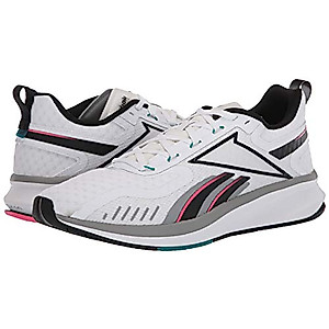 Reebok FUSIUM Run 20 Shoe, White/Black/Acid Pink, 11 M US