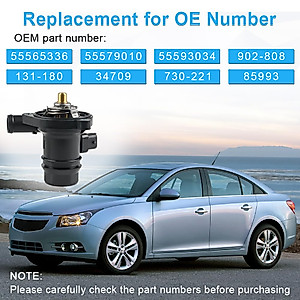 WMPHE 55565336 Engine Coolant Thermostat Housing Assembly Compatible with 2011-2016 Chevy Cruze Limited 1.4L Replace OEM 55565336 55579010 902-808