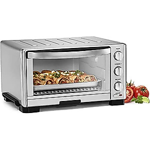 Cuisinart TOB-1010 Toaster Oven Broiler, 11.875" x 15.75" x 9", Stainless Steel