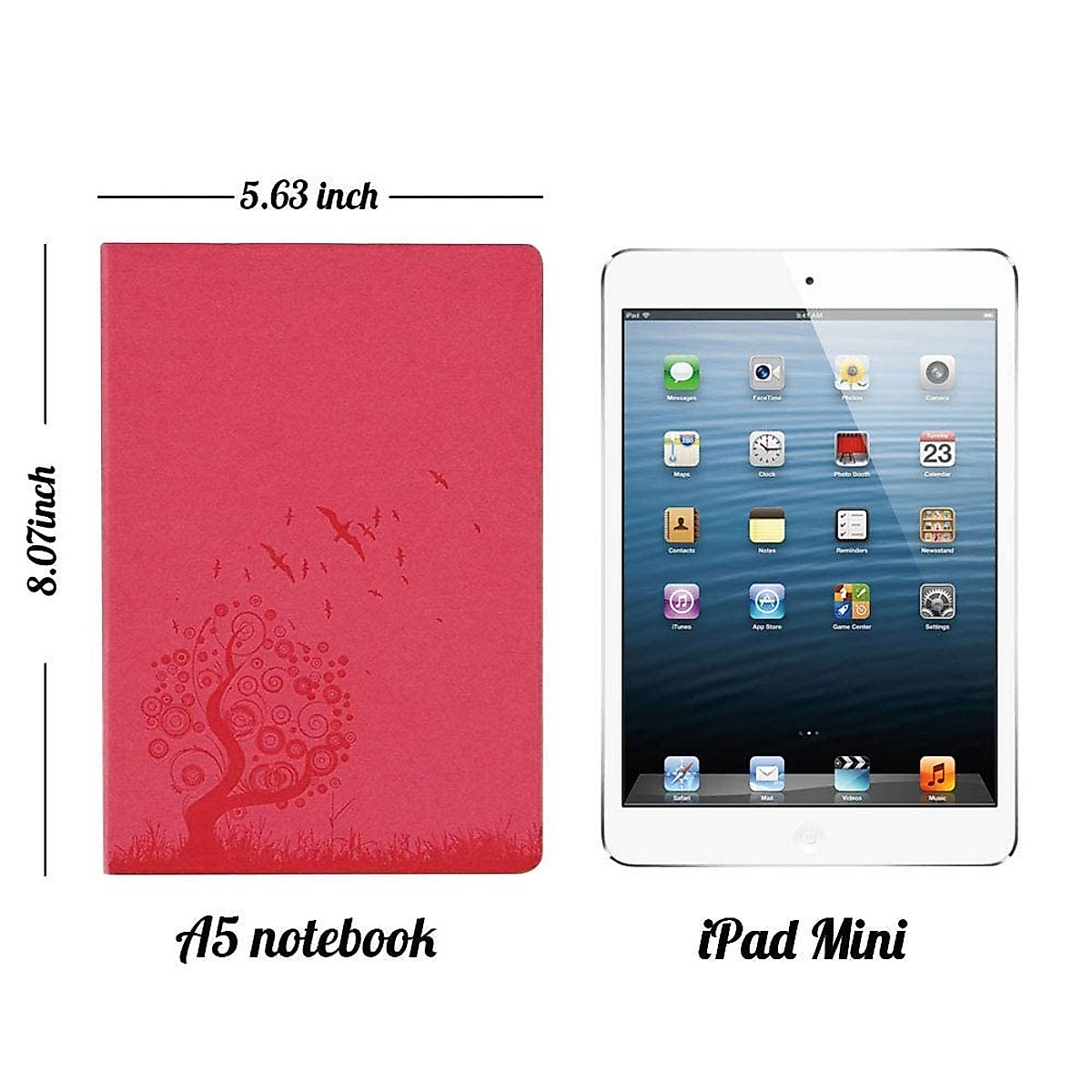 SINOBAND 4 Pieces Journals for Writing, A5 Paperback Colorful Notebooks, PU Leather Soft Cover, Lined Paper, Subject Notebooks for School and Office (Random Color)