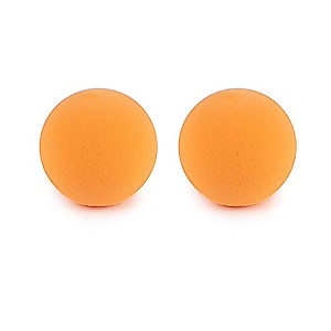 Y.J TAILS Horse Ear Plugs, Equine earplugs, Foam Ball, Block Noise, Soft and Comfortable, Reusable (Orange - 2pcs)