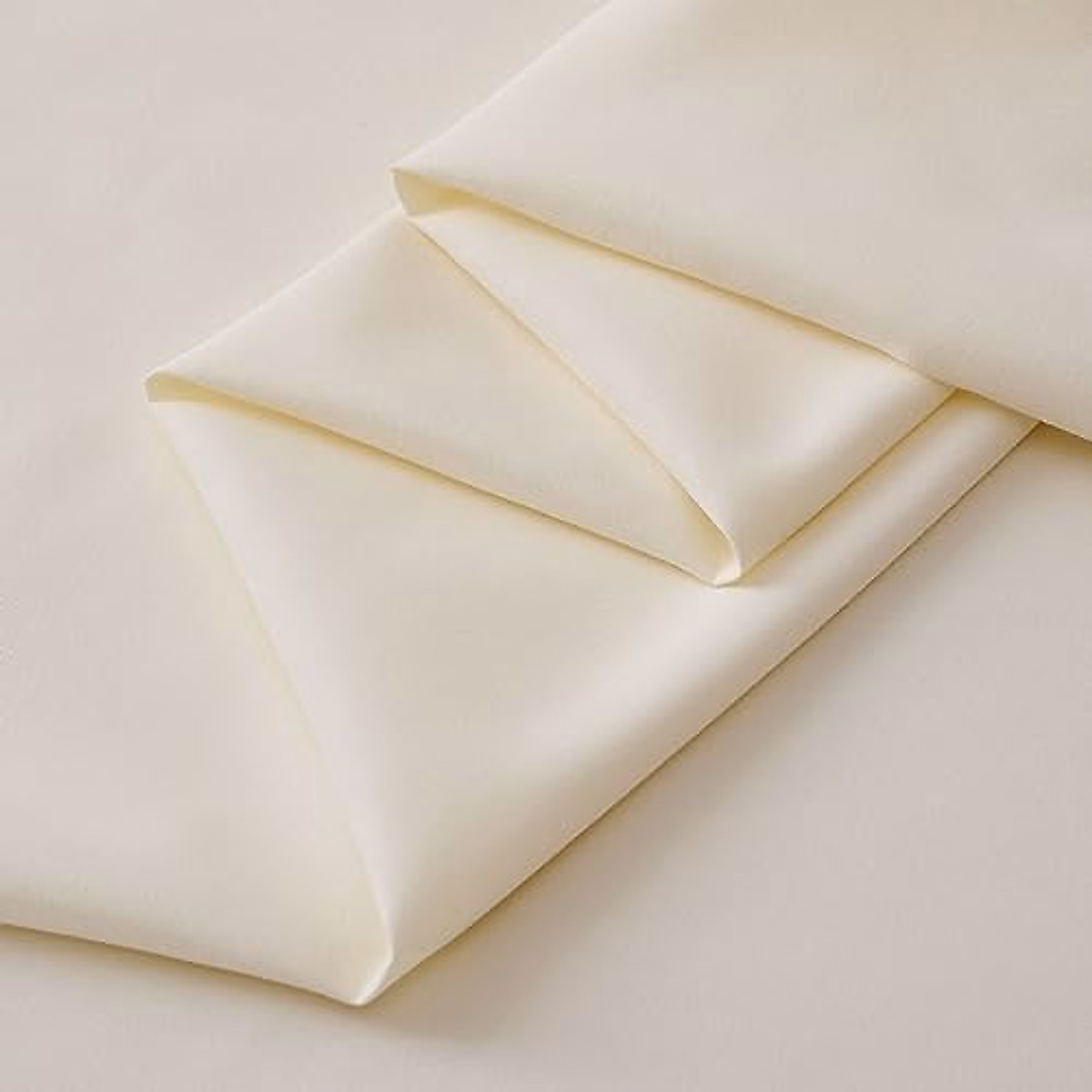 10x10FT Backdrop Curtains, Ivory Background Drapes Panels Photography for Baby Shower Birthday Party Home Decoration, 5x10FT (2 Panels)