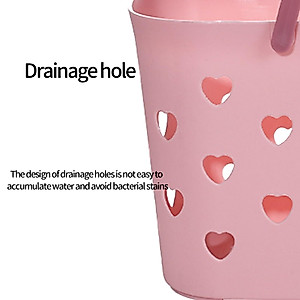 Shower Caddy Portable for College Dorm Room, Portable Shower Tote, Large Capacity Shower Organizer Basket with 2 Handle, Multifunctional Storage Basket for Bathroom Cleaning Supplies Kitchen