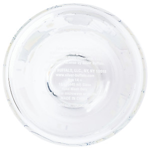 Silver Buffalo Care Bears Glass Milk Bottle with Straw Featuring Share Bear and Goodnight Bear, 15 Ounces