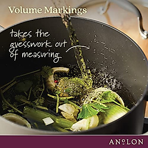 Anolon Advanced Home Hard-Anodized Nonstick Open Stock Cookware (10 Qt Stock Pot, Moonstone)
