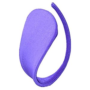 Sexy Womens Flower Lace C String Thongs Transparent Invisible Floral Lingerie Underwear Purple one size